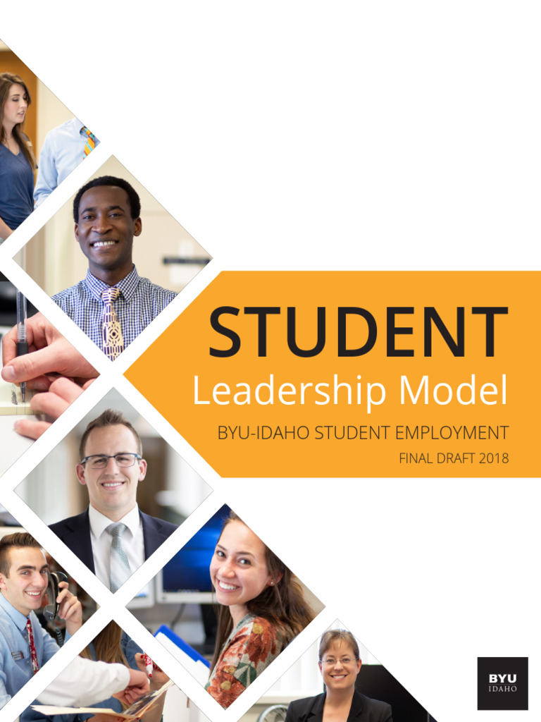 Student Leadership Model Final Booklet 2 | PDF | Leadership | Employment