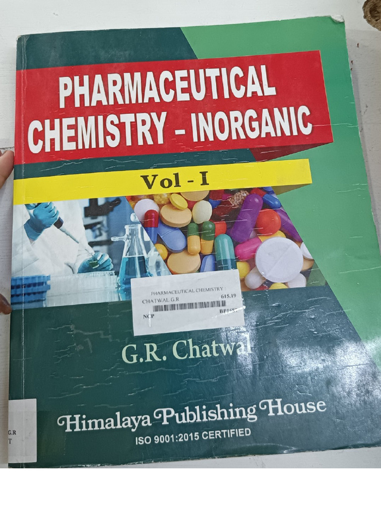 Pharmaceutical Inorganic (G.RChatwal ( | PDF