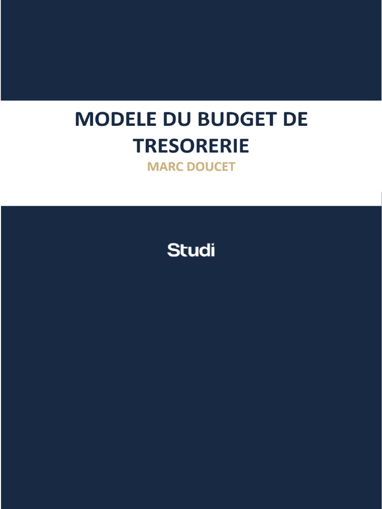 Modeledu Budget de Tresorerie | PDF