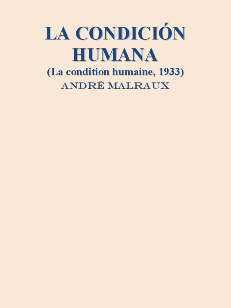 La Condición Humana | PDF