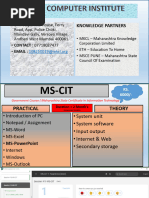 MS-CIT Course Presentation 2023 | PDF | Educational Technology | Learning