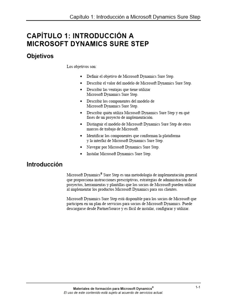 Microsoft Dynamics Sure Step | PDF | Microsoft | Gestión de proyectos