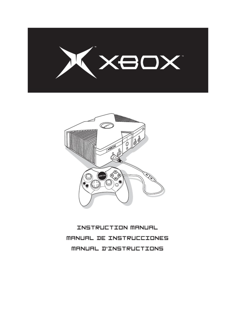 Xbox Instruction Manual | Microsoft | Business