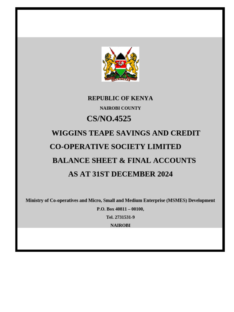 Wiggins Teape Top Page 2024 | PDF | Audit | Internal Control