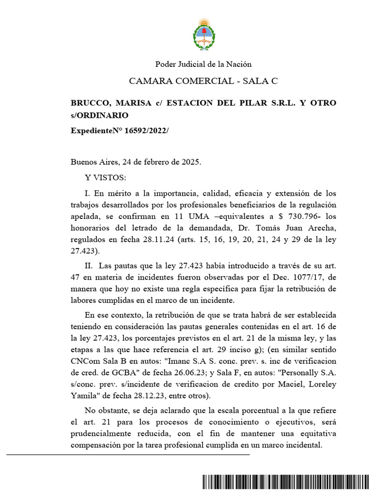 fallo (1) | PDF | Separación de poderes | Justicia