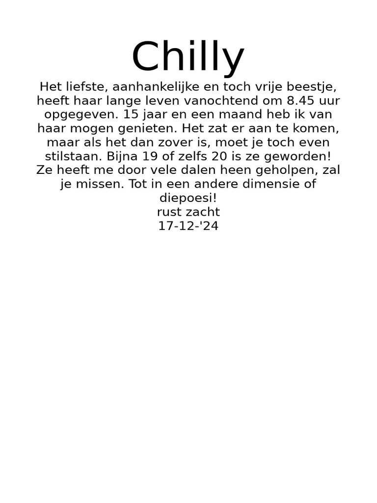 Chilly Rust Zacht | PDF