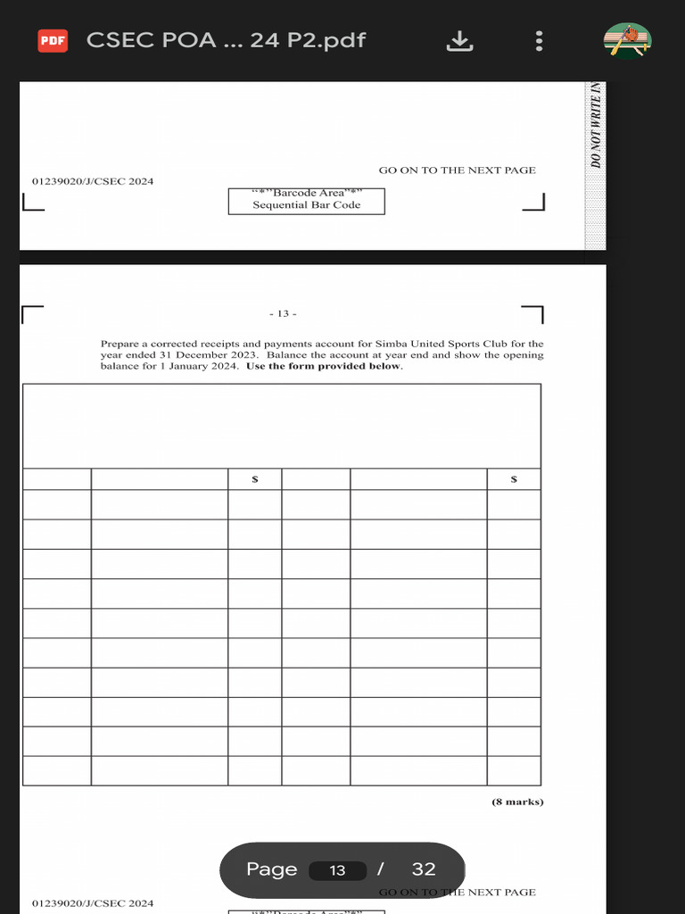 CSEC POA January 2024 P2.PDF - Google Drive | PDF