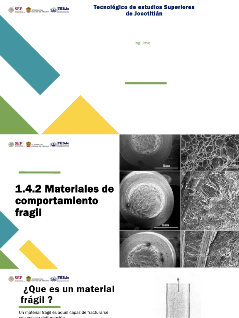 Materiales Frágiles y Fatiga en Ingeniería | PDF | Fractura | Fatiga ...