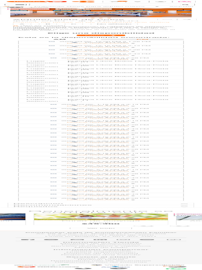 Alquiler Pista de Bolos ? Tienda Compensar | PDF