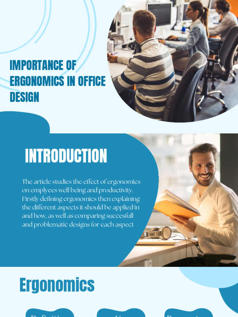 Importance of Ergonomics in Office Design | PDF | Chair | Ventilation (Architecture)