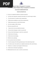 Computer Packages Final Exam Guide | PDF | Microsoft Word | Microsoft Excel