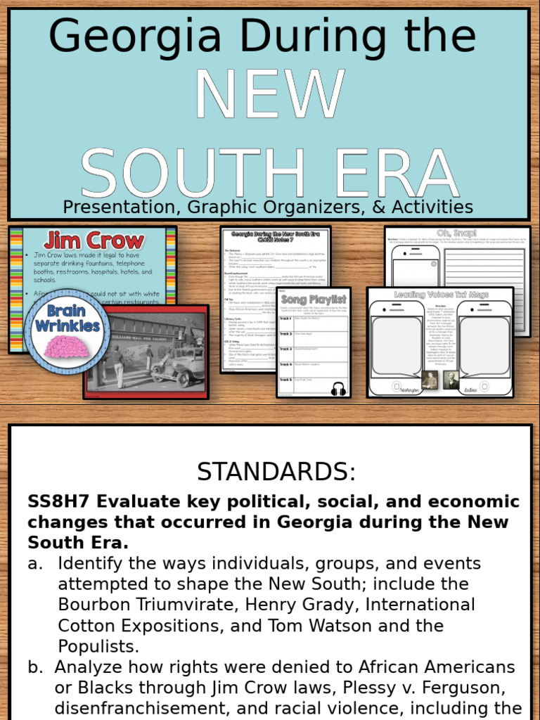 Georgia's New South Era Overview | PDF | People's Party (United States ...