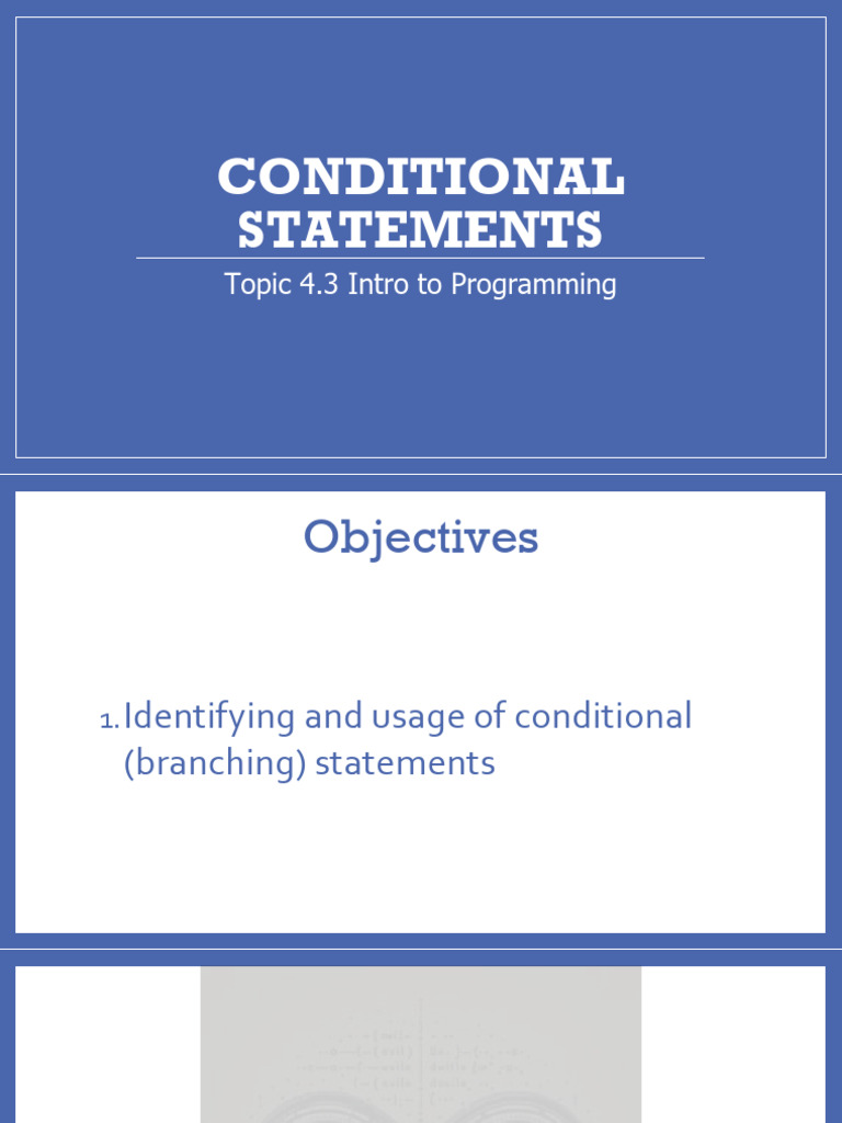 1_4 – Conditional Statements (HLSL) | PDF