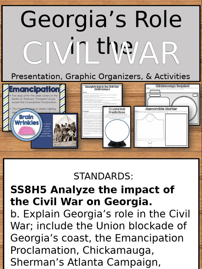 Georgia's Civil War Impact and Events | PDF | Confederate States Of ...