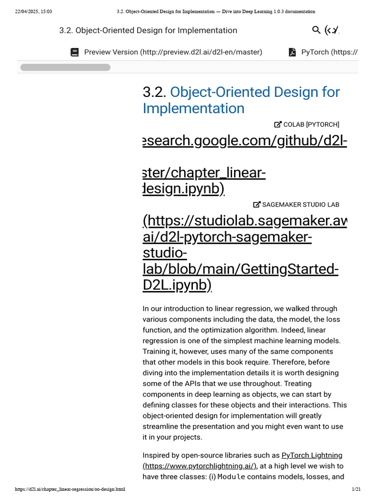 3.2. Object-Oriented Design For Implementation - Dive Into Deep Learning 1.0.3 Documentation ...