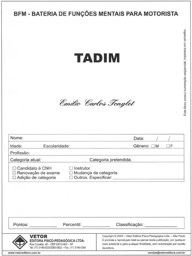 Tadim 1 | PDF