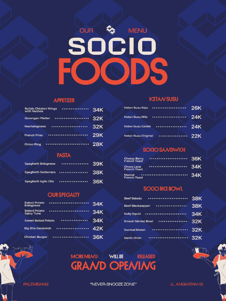 Menu Socio | PDF
