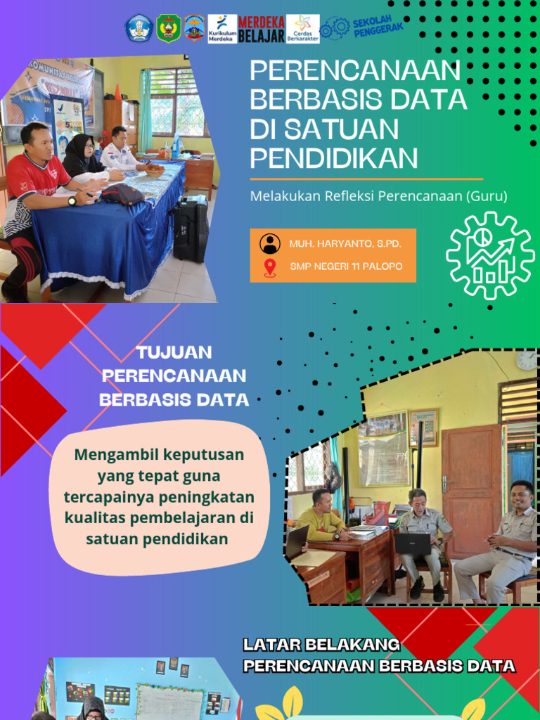 Perencanaan Berbasis Data Di Satuan Pendidikan | PDF