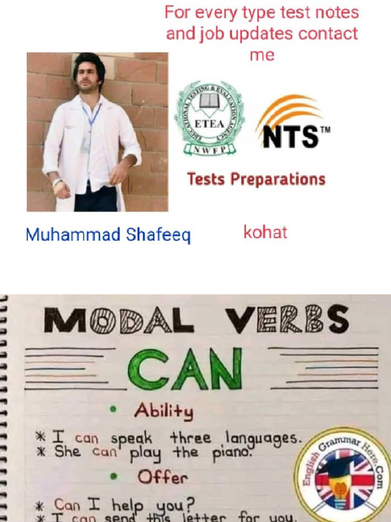 Model Verbs by M Shafeeq | PDF