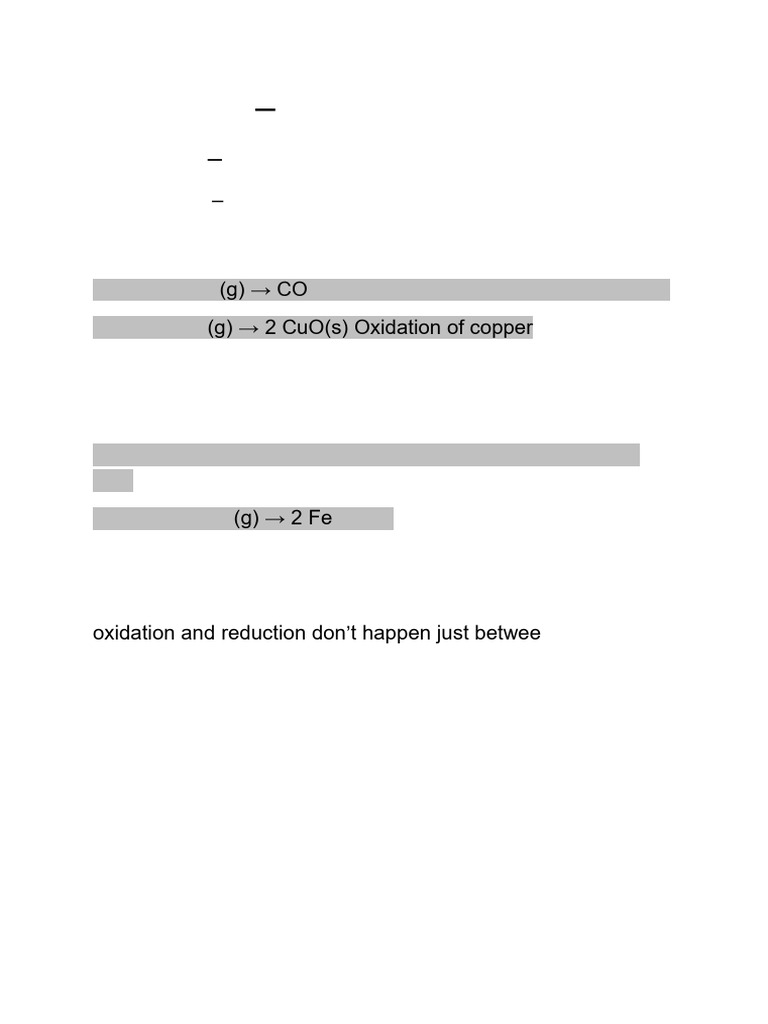 Grade 11 Redox Reactions Guide | PDF | Redox | Electrochemistry