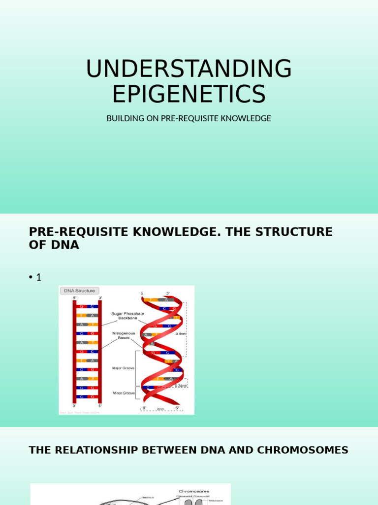 Epigenetics: DNA and Inheritance Explained | PDF