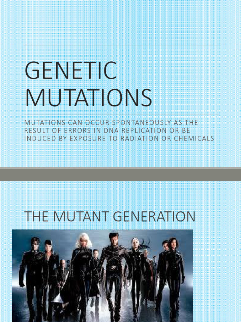 BIOL241 MUTATION Ppt With Video Resources ...