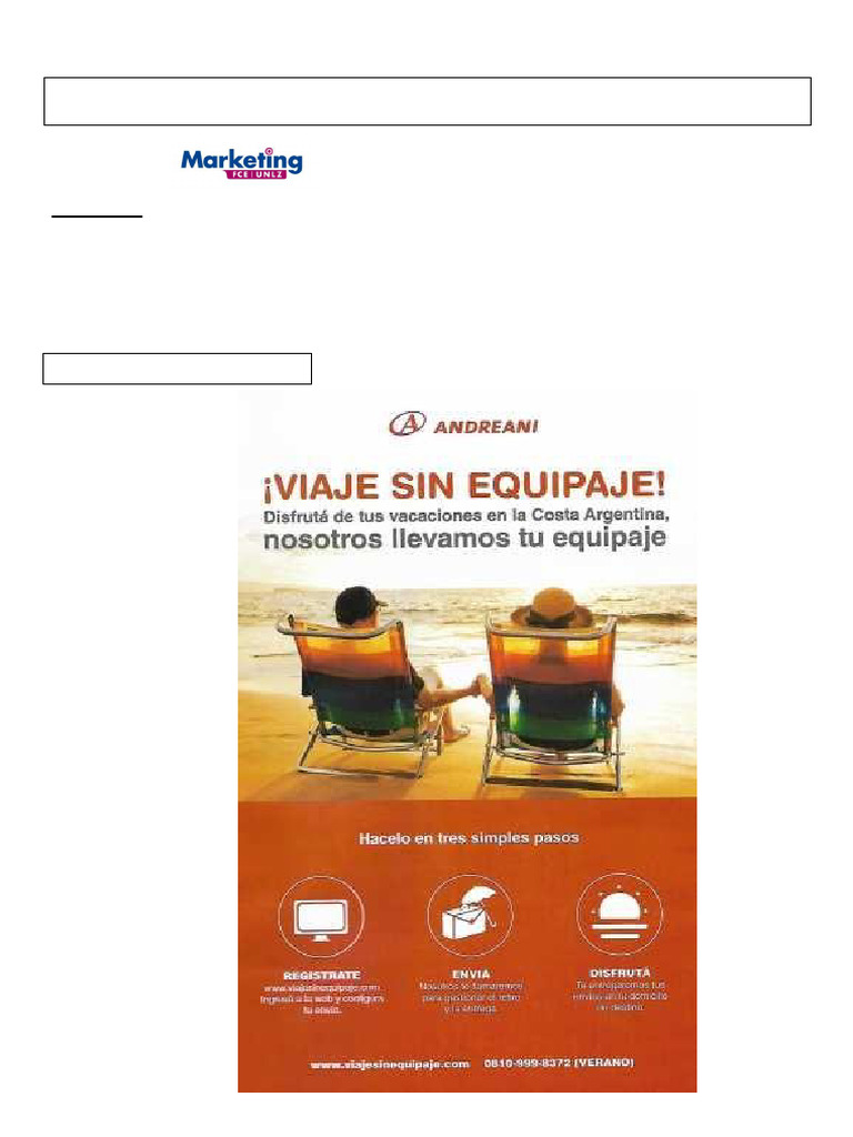 Caso ANDREANI + Resolución | PDF | Segmentación de mercado | Mercados financieros