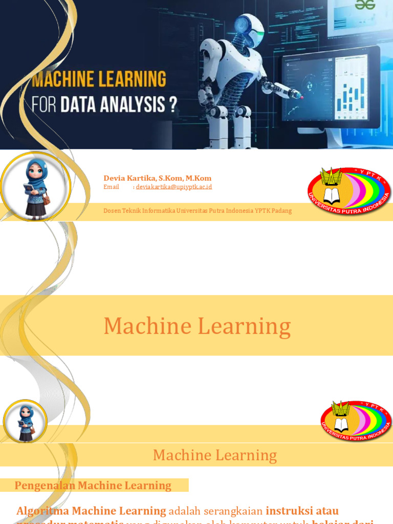 Algoritma Machine Learning Dalam Data Analysis-2 | PDF