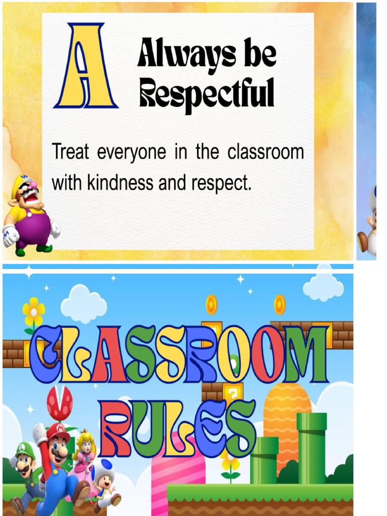Classroom Rules Ni Gelay | PDF