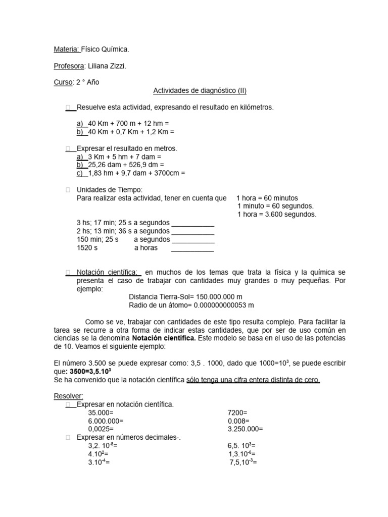 Actividad de Diagn-Stico (Ii) 2024 | PDF