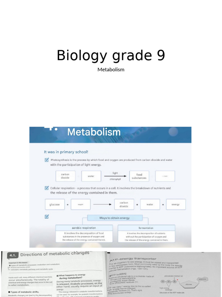 Biology Grade9 | PDF