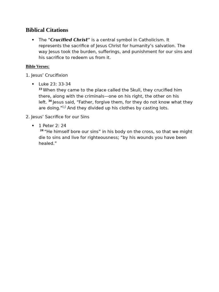 Biblical Citation | PDF