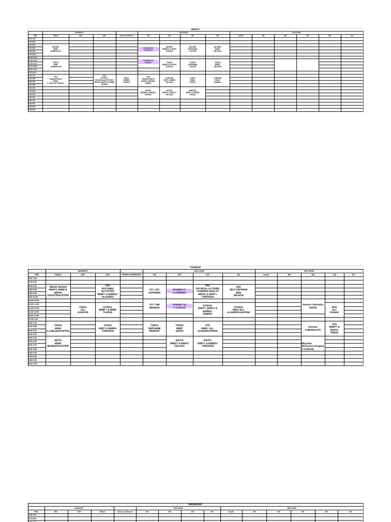 Colmc - Ay 24 25 - 2ND Sem - Prelim Exam Schedule | PDF | Imaging ...