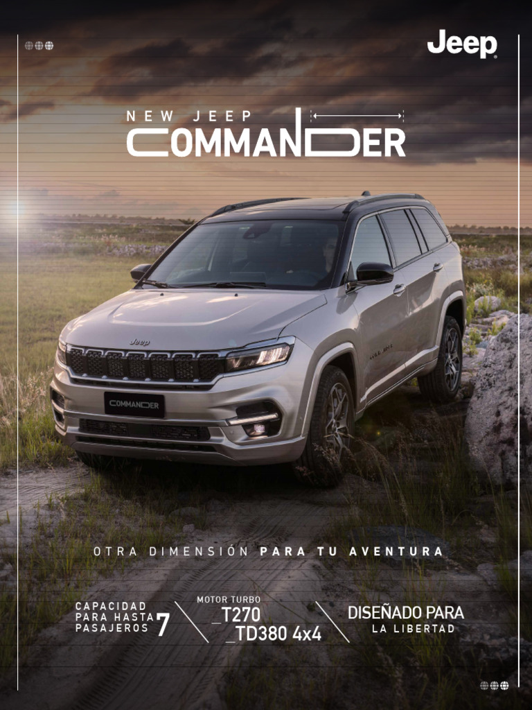 Ficha Tecnica Commander | PDF | Tracción en las cuatro ruedas | Airbag