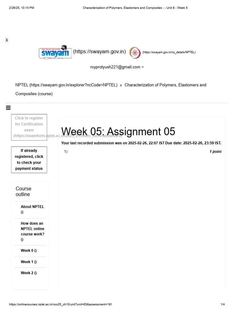Polymer and Composite Characterization Course | PDF | Physical Sciences ...