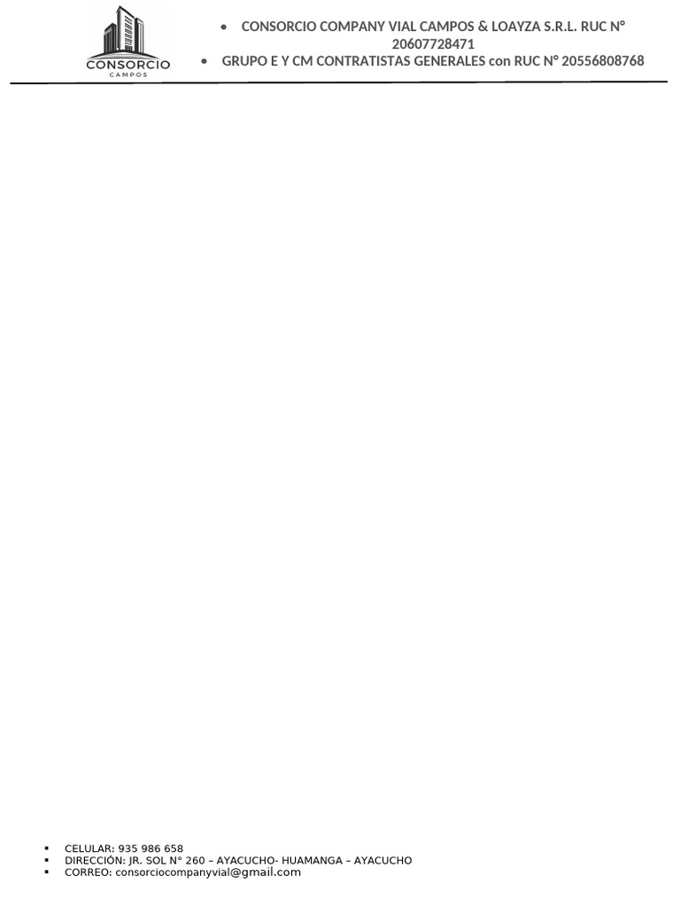 Hoja Membretada-Campos-Casma | PDF