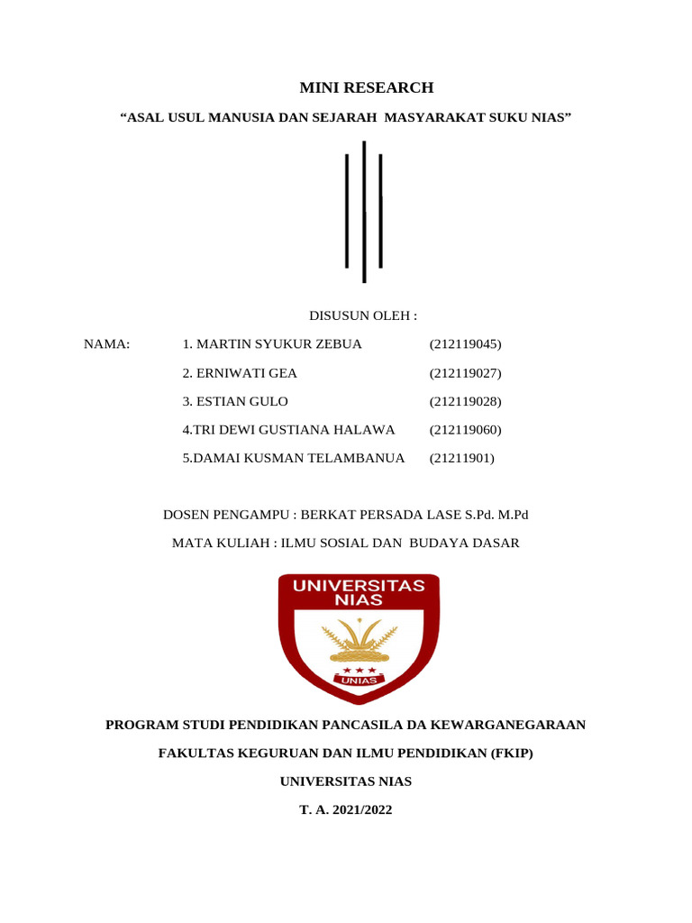 Mini Riset Isbd Kel.1 The Best - 1 | PDF