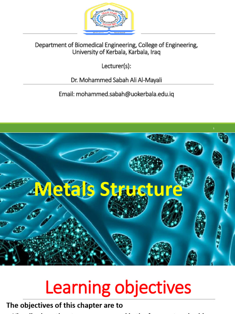 Understanding Metal Crystal Structures | PDF | Crystal Structure ...