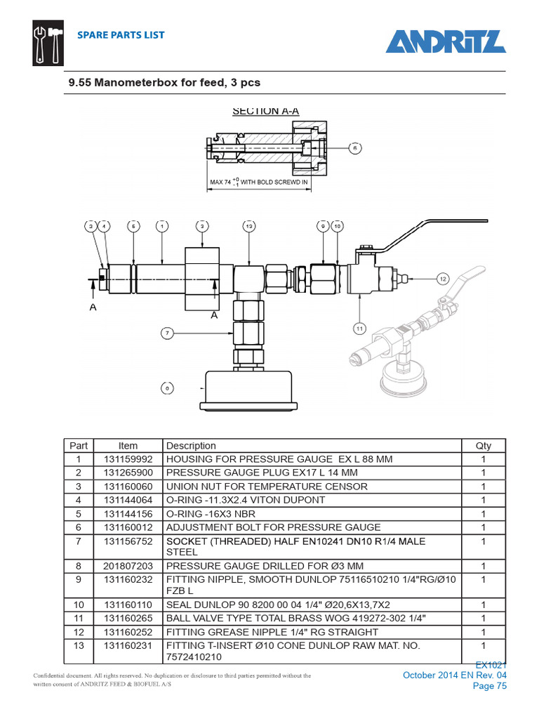 Manometerbox For Feed - Extruder | PDF