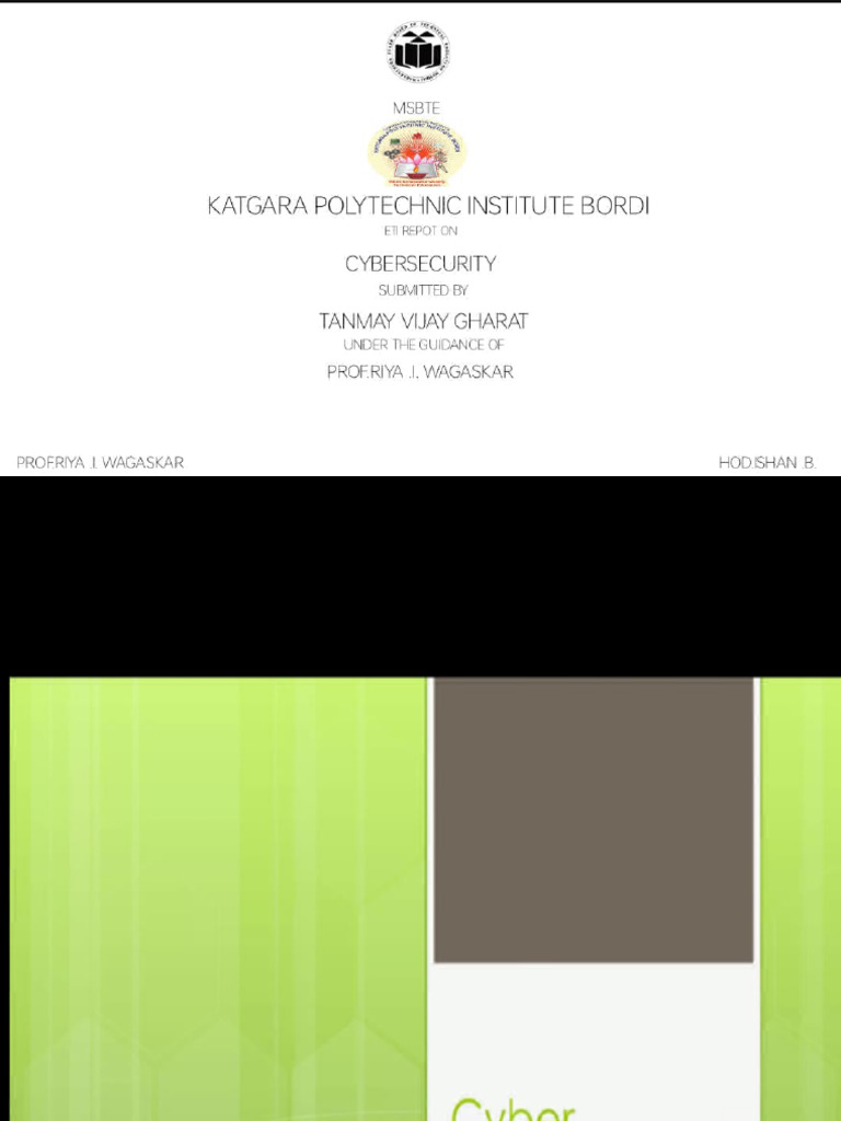 Tanmay - ETI - Report and Project | PDF | Security | Computer Security