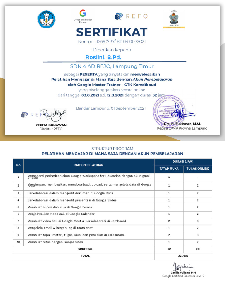 Sertifikat Emy Riptowati-1 | PDF