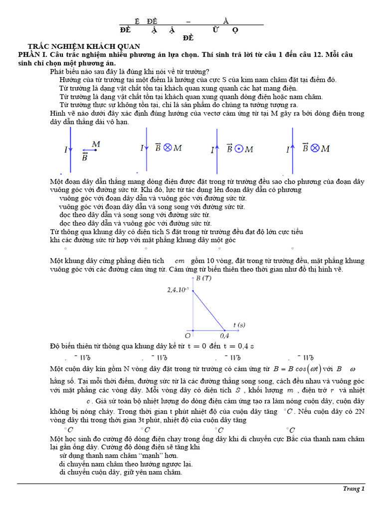 VL12 - GK2 - 2425 - ĐỀ 1-THẦY CHUNG | PDF