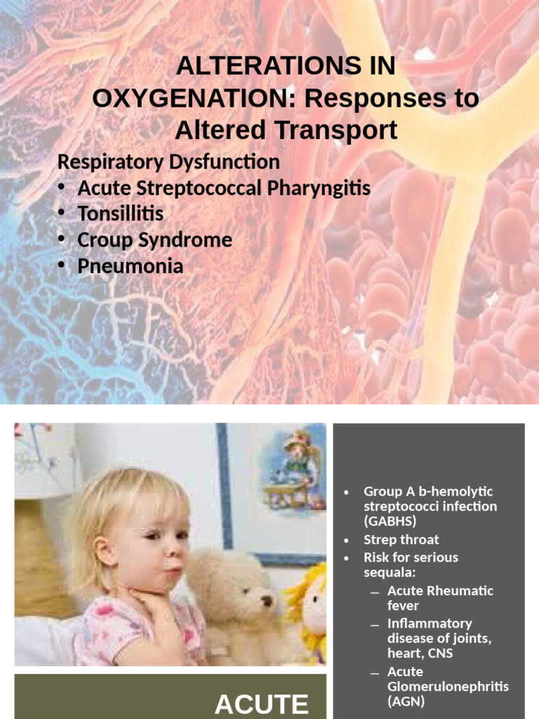 Alterations in Oxygenation Responses To Altered Transport 2 | PDF ...