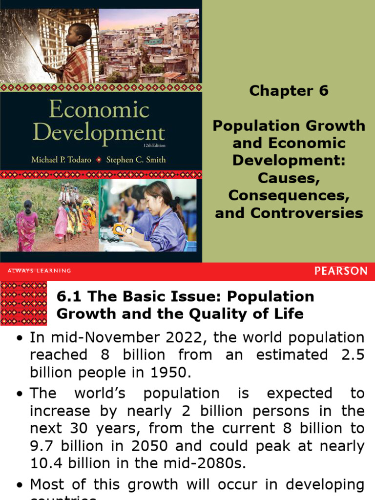 Chapter 6 Population Growth and Economic Development | PDF | Population ...
