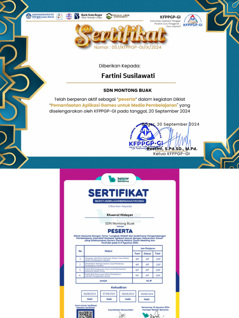 Hendri Aswadi - Certificate PDF | PDF