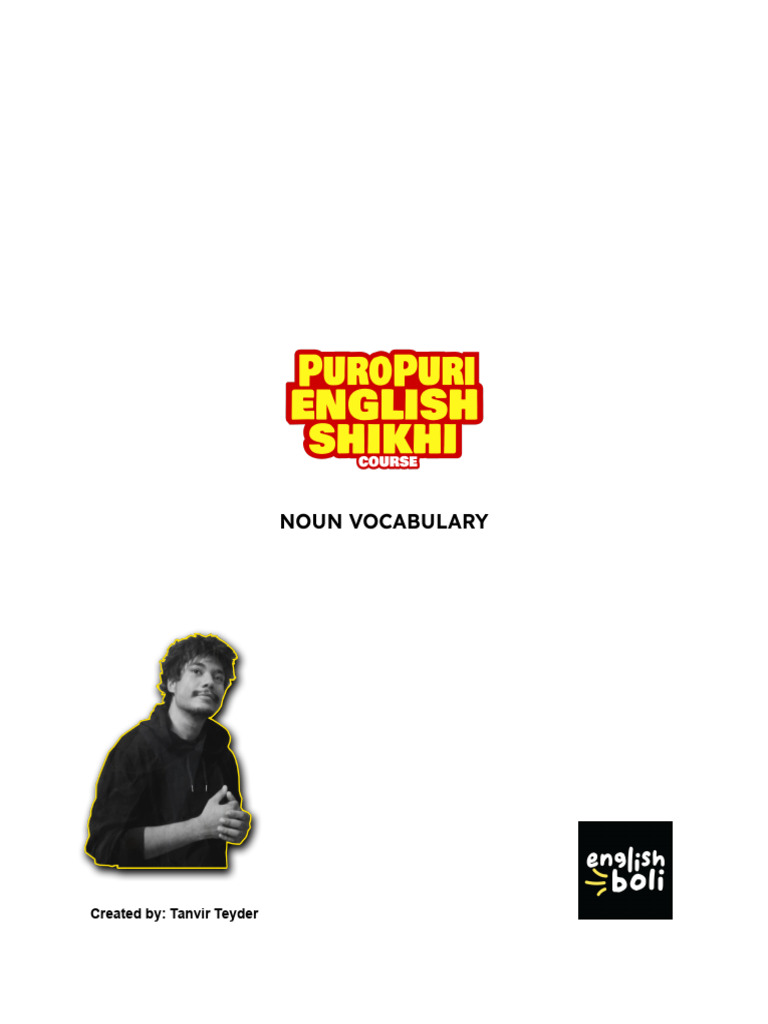 Noun Vocabulary Structures | PDF | Noun | Cost Of Living