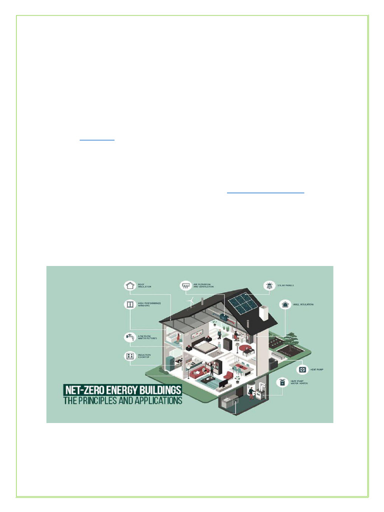 Net Zero Energy Building. | PDF | Efficient Energy Use | Energy Conservation