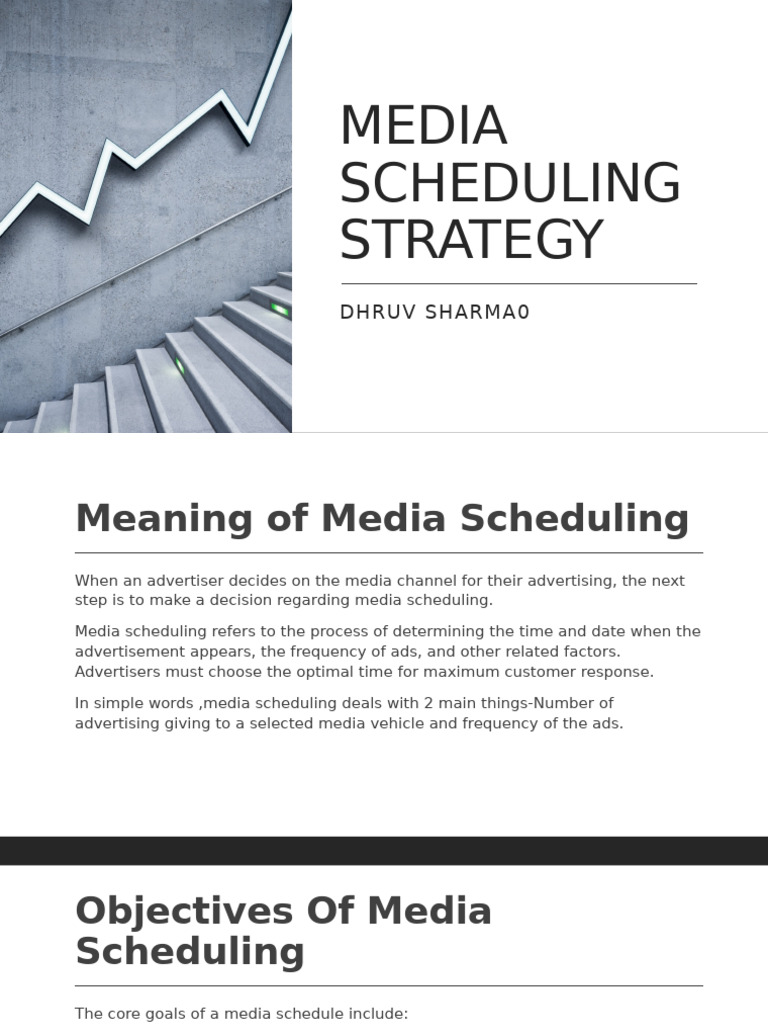 Media Scheduling Strategies Explained | PDF | Advertising | Target Audience