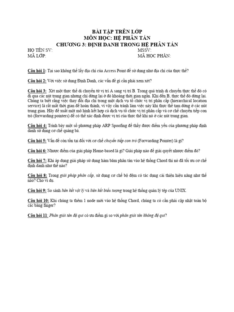 BTLT Ch3 Dinhdanh Vie | PDF