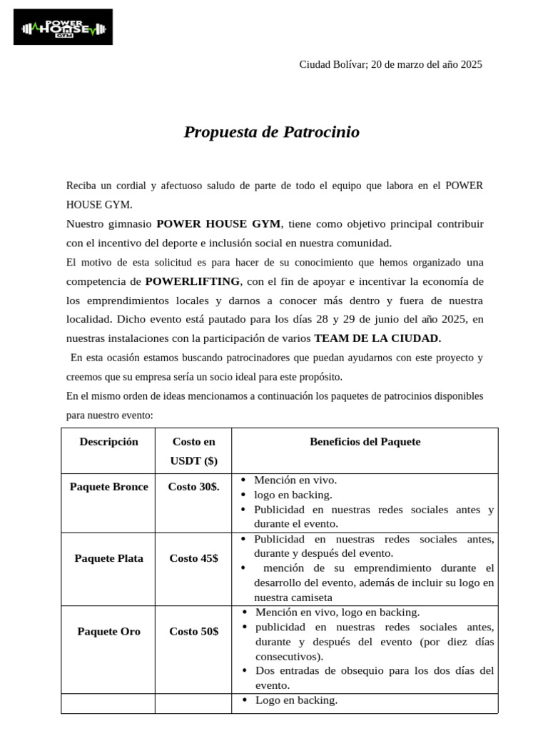 carta de patrocinio.doc corregida | PDF